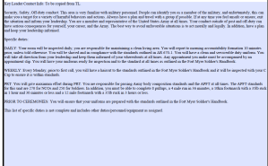 Sample Initial Counseling – Army Board Questions